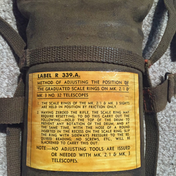 No.4 MK. I (T) Sniper Equipment Markings – www.captainstevens.com