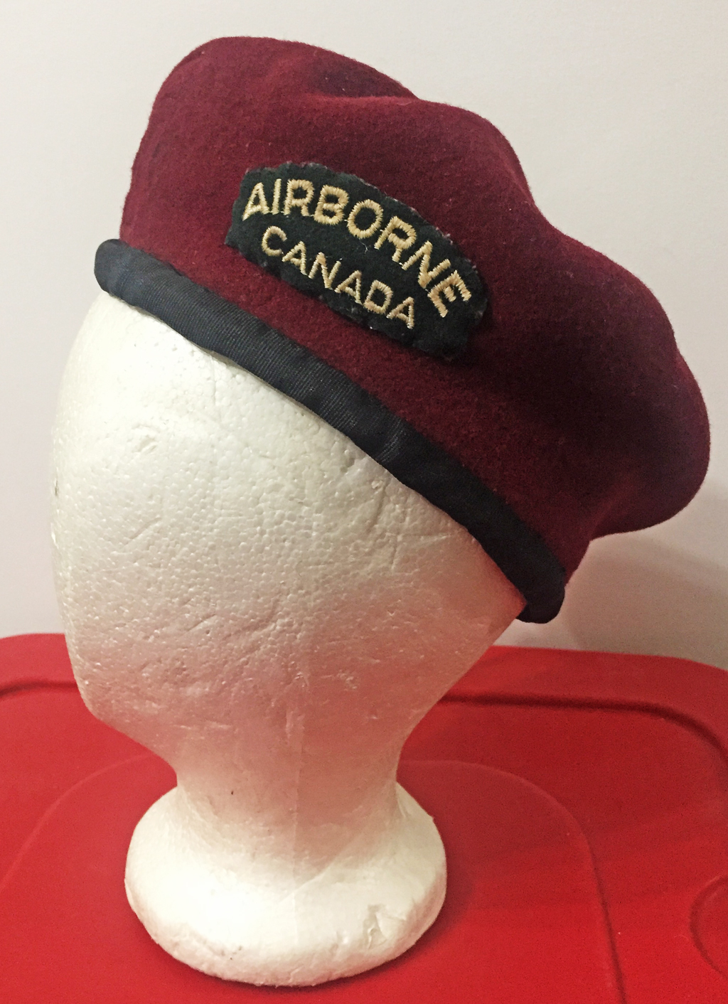 Veterans maroon beret slider slot WWII shoulder title (3) 1024 – www ...