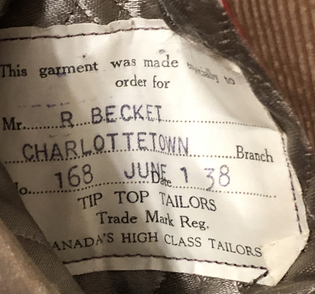 BECKET Mess Jacket (3) named label – www.captainstevens.com