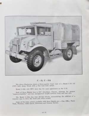 Canadian Military Pattern Vehicles (CMP) – www.captainstevens.com