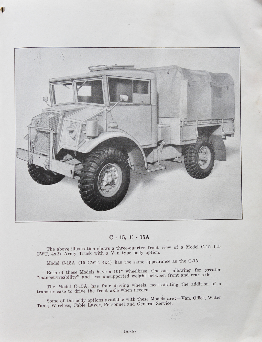 Canadian Military Pattern Vehicles (CMP) – www.captainstevens.com